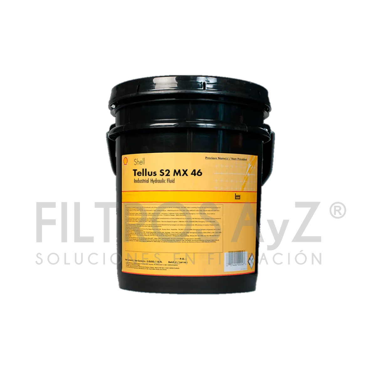 ACEITE SHELL TELLUS S2 MX 46 - GARRAFA 5 GALONES