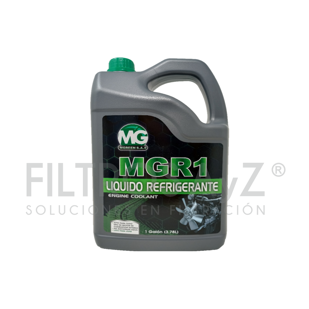LIQUIDO REFRIGERANTE MGREEN VERDE - 1g